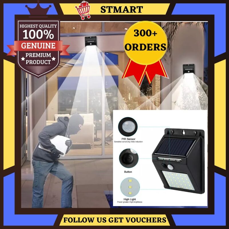 Solar Street Light With Pole Price In Pakistan Karachi Stmart 50Watt ...