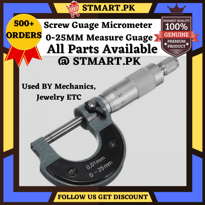 Micrometer Screw Guage Micro-Meter Caliper 0.25MM Measure Equipment ...